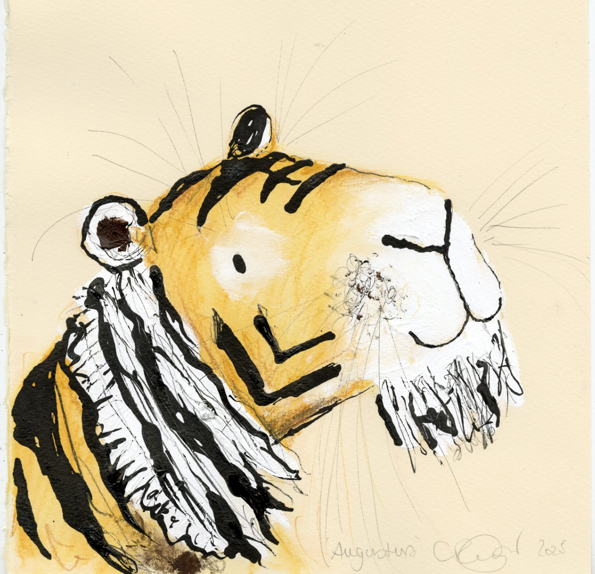 'Augustus' The Tiger Original Painting – Catherine Rayner