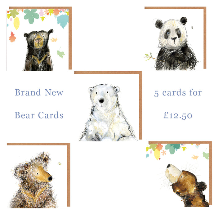 Animal themed cards by Catherine Rayner - blank for any occasion.