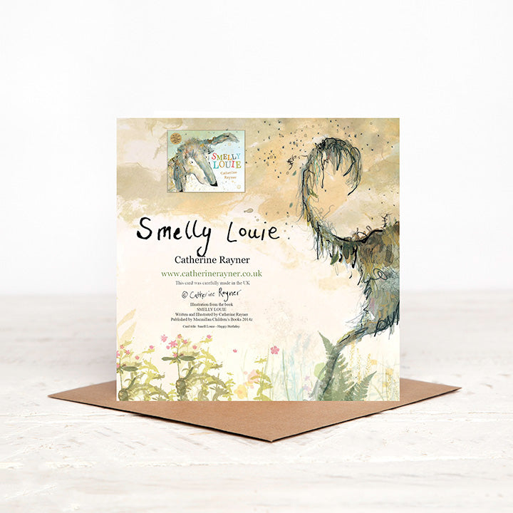 Smelly Louie Dog Birthday Card – Catherine Rayner