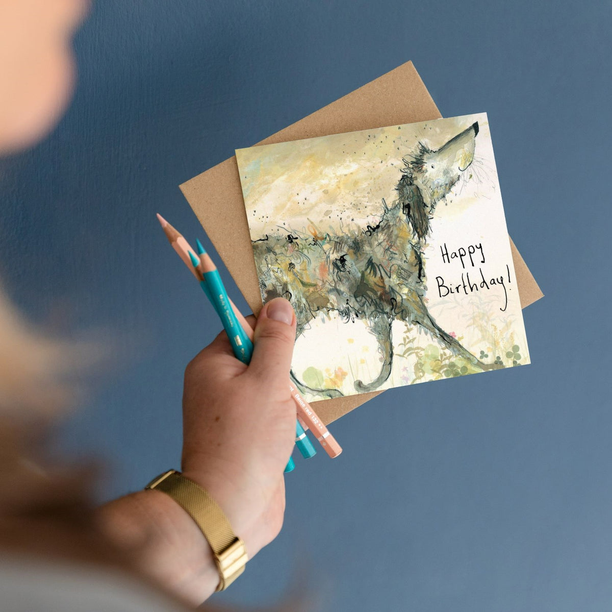 Smelly Louie Dog Birthday Card – Catherine Rayner