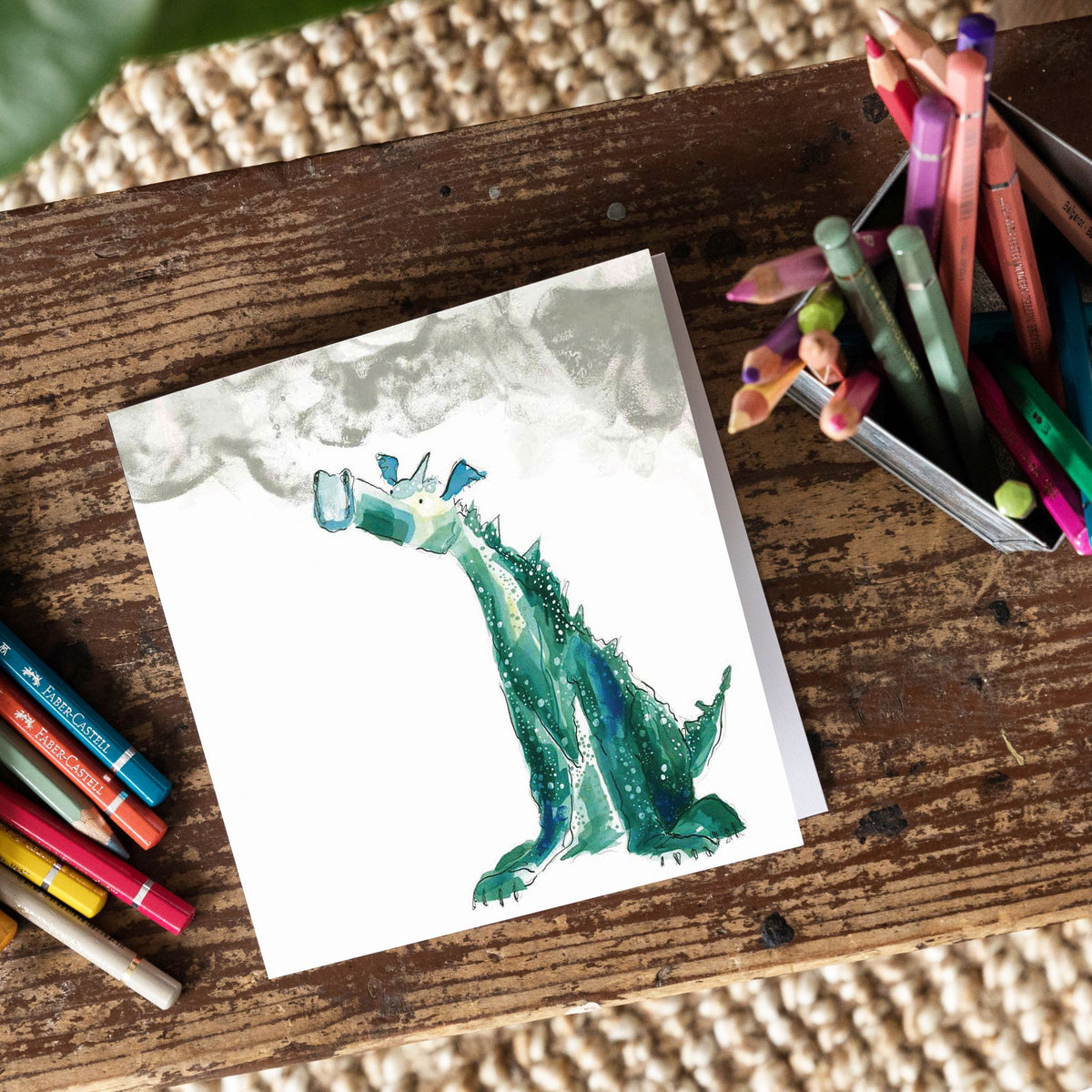 Sylvia Dragon Card Blank – Catherine Rayner