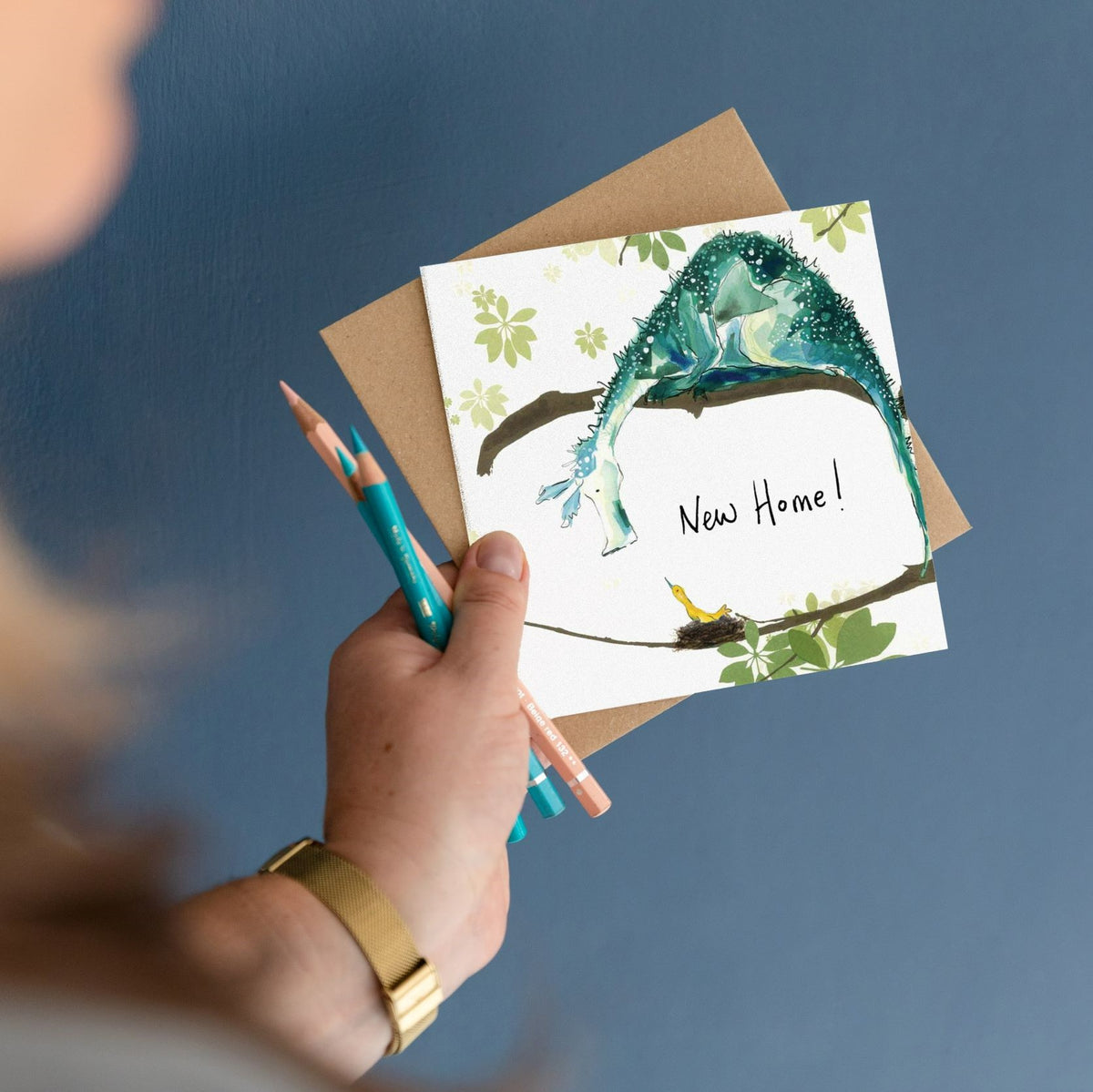 Sylvia Dragon New Home Card – Catherine Rayner
